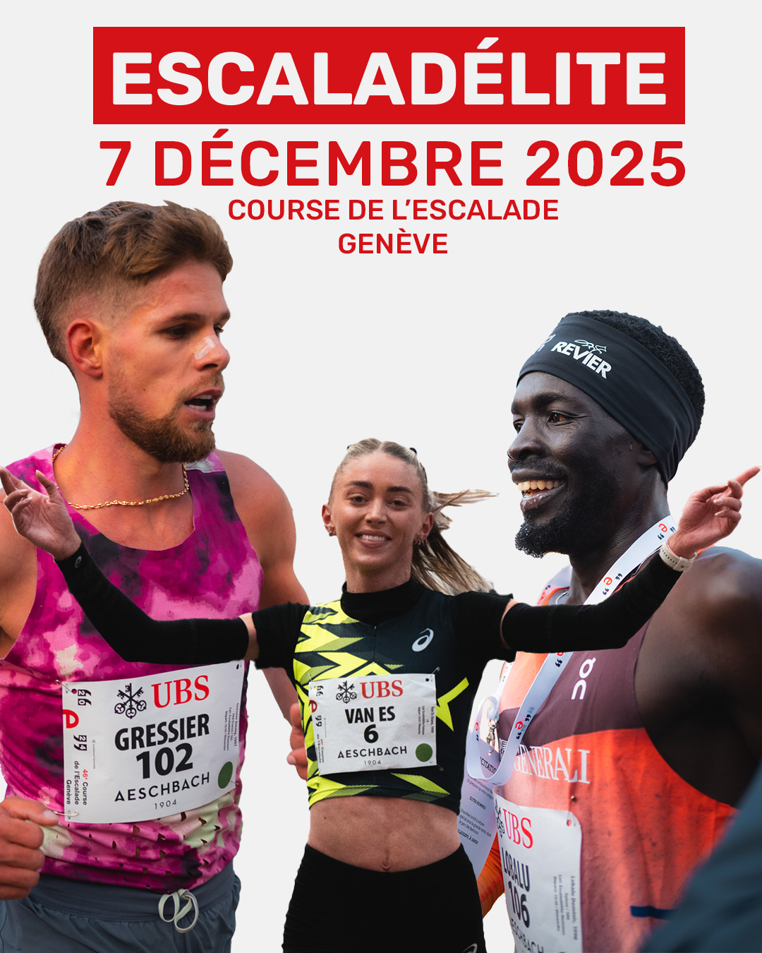 47e Course de l’Escalade : Jimmy Gressier, Dominique Lobalu etDiane van ...